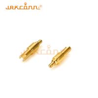 China Double Headed Gold Plated Pogo Pin Connector with 3 ~ 5A Current Rating and Spring Loaded Pin for sale