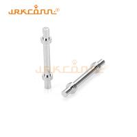 China Brass Pin CNC Machined Pin with 16.0 mm Length and Silver Plating for PCB Connectors for sale
