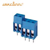 China 5.0mm Pitch PCB Screw Terminal Block with 2P/3P Poles and 16A Current Rating for Secure Wire Connections for sale