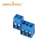 China PCB Screw Terminal Block 300R-5.0 with 22-14 AWG Wire Range and 4.5-5mm Strip Length for sale