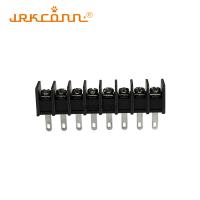 China 7.62mm Brass Screw Terminal 8 Way Barrier Terminal Block with 15A Rated Current for sale