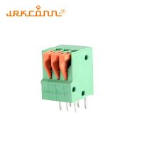 China 2.54mm Pitch PA66 Housing PCB Spring Terminal Block for Tool-Free Connection for sale
