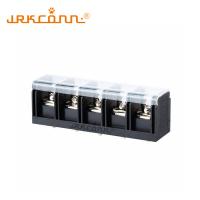 China JRK28C 7.62mm Pitch  Barrier Strip Terminal Block With Cover and PA66 Housing for sale