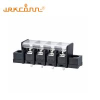 China 15A Rated Current 7.62mm Pitch PA66 Housing Barrier Terminal Block Screw Terminal Connector Block for sale