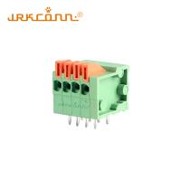 China 2.54mm Pitch Terminal Blocks PCB Spring Terminal Block PCB Wire Connectors for sale