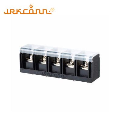 China 15A Rated Current 7.62mm Pitch PA66 Housing Barrier Terminal Block Screw Terminal Connector for sale
