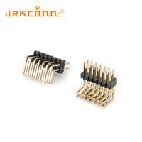 China Right Angle 2mm Pitch Double Row Pin Header Connector for Reliable PCB Connections for sale