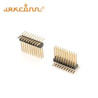 China PCB Male Header 1.27mm Pitch SMT Pin Header with Brass Contacts and PA6T Housing for PCB Applications for sale