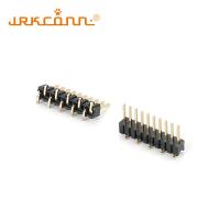 China 2.54mm Pitch Single Row SMT Pin Header Connector with Gold Plated Contacts for sale