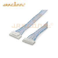 China 2.54mm Pitch 8 Pin Wire Harness with Blue White Flat Ribbon Cable for PCB Connections for sale