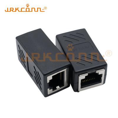 China CAT6 Compatible RJ45 Coupler with Unshielded Design and Gold Plating Options for Ethernet Extension for sale