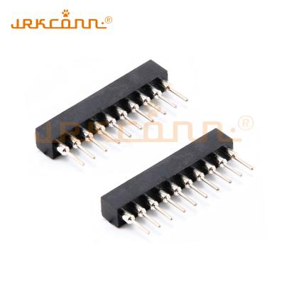 China 1.778mm Pitch Straight Single Row Precision Machined Female Header for sale