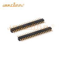 China 1.778mm Single Row Straight Machined Pin Header Connectors With Gold Plating for sale