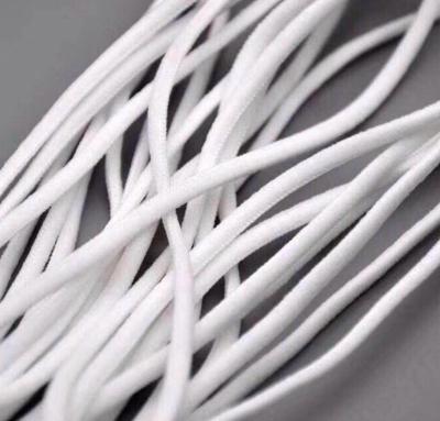 China Adjustable Nylon Spandex High Strength Round Elastic Cord for sale