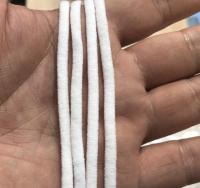 China Medical Cup Shaped Masks 3mm 5mm Stretch Elastic Earloop for sale