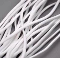 China White Elastic Earloop Cord Band Roll For Disposable Face Mask for sale