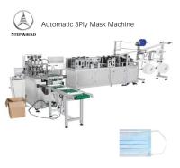 China Horizontal Disposable PPE 3 Ply Face Mask Making Machine for sale