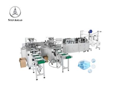 China PLC 3 Ply Face Mask Making Machine for sale