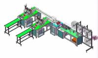 China Three Layer Hospital 1600kg 3 Ply Face Mask Making Machine for sale