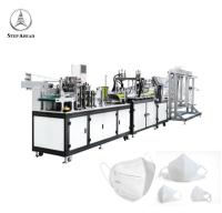 China Horizontal Hospital KN95 N99 3 Layer Face Mask Machine for sale