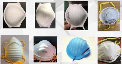 China Ultrasonic Blank Cup Shape KN95 N95 Mask Making Machine for sale