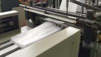China V Cut Non Woven Bag Machine 120pcs/ Min 15kw New Condition for sale