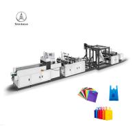 China 15KW W Cut Nonwoven Bag Making Machine 120pcs/min for sale