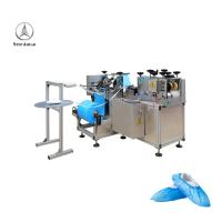 China Full Automatic 180pcs/Min Nonwoven Shoe Cover Machine 220V For PPE for sale