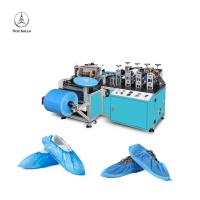 China CE Nonwoven Shoe Cover Making Machine 180pcs/ Min For PPE for sale