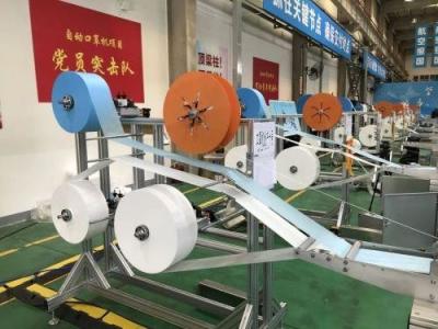 China Disposable Non Woven 3ply Face Mask Making Ultrasonic Welding Machine for sale