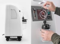 China 2021 New Design High Quality Portable Dynmed 1L-7 Oxygen Concentrator Machine Home Medical Oxygen Generator for sale