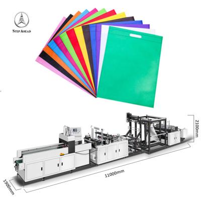 China D Cut Non Woven Bag Machine 120pcs/ Min 15kw Shopping Bag Making Machine for sale