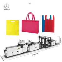 China 220v Non Woven Bag Machine Handle Box D Cut Shoes Vest T Shirt 60pcs/ Min for sale