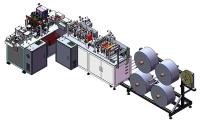China Dust Proof Flat Mask Machine 3d Kf94 Kn95 N95 100-130pcs/ Min for sale