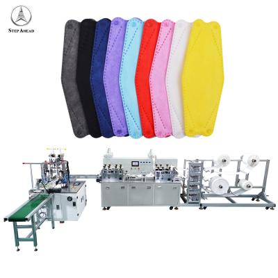 China High Speed 3ply N95 Mask Making Machine 220V 20KW 130 Pcs/Min for sale