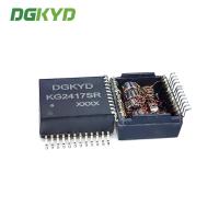 China KG2417SR Single Port 1000BASE-TX Gigabit Ethernet Transformer 24PIN SMD for sale