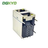 China DGKYD21B084AB2A5D068 2X1 Multi-Port 100M Connector 10P8C RJ45 Modular Jack Ethernet Filter for sale