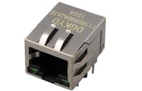 China Single Port Shielded RJ45 Female Connector With Internal Isolation Transformer for sale