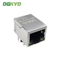 China Customized Shielded 10/100base Single Port RJ45 Jack With Lan Transformer for sale