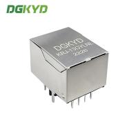 China Customized Shielded 10/100base Single Port RJ45 Jack With Lan Transformer for sale