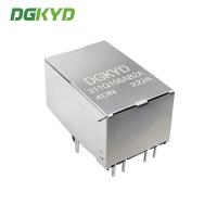 China DGKYD311Q106AB2A4DN RJ45 Network Interface TAB UP Modular Jack Single Port PCB Interface Illuminated Shield for sale