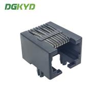 China DGKYD53211188IWA1DY1017 RJ45 Connector 8P8C All Plastic 1x1 Interface 15.1mm Length Without LED for sale
