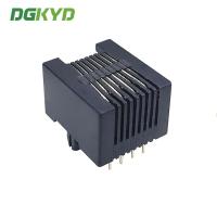China DGKYD53211188IWA1DY1017 RJ45 Connector 8P8C All Plastic 1x1 Interface 15.1mm Length Without LED for sale