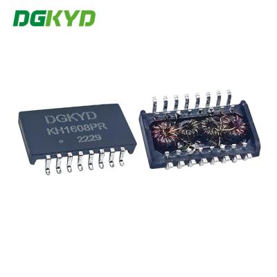 China KH1608PR 100BASE-TX Ultra-Thin Ethernet Transformer 100M Ethernet Filter 16PIN SMD for sale