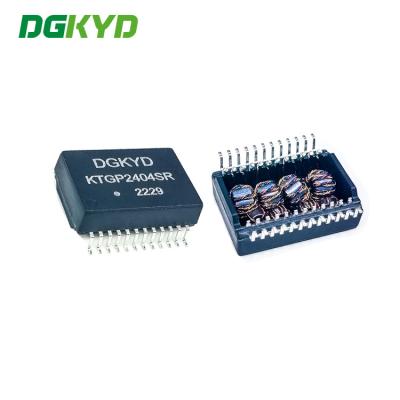 China KTGP2404SR 1000BASE-TX Integrated Ethernet Transformer Gigabit POE 24PIN SMD for sale