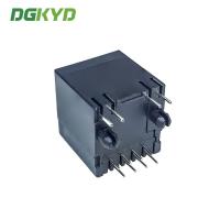 China KRJ-5224GYWKNL 180 Degree RJ45 Connector with LED Indicators 15.1mm Length -40℃ to +85℃ Operating Temperature for sale