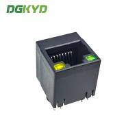 China KRJ-5224GYWKNL 180 Degree RJ45 Connector with LED Indicators 15.1mm Length -40℃ to +85℃ Operating Temperature for sale