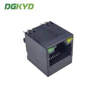 China KRJ-5224GYWKNL 180 Degree RJ45 Connector with LED Indicators 15.1mm Length -40℃ to +85℃ Operating Temperature for sale