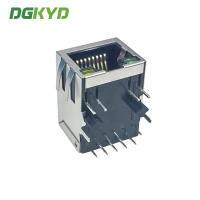 China DGKYD111B089DB1A1DPQ RJ45 Network Interface Connector TAB-DOWN 1X1 10/100BASE POE Without 8 Pins for sale