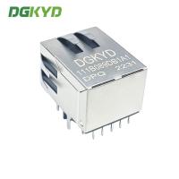 China DGKYD111B089DB1A1DPQ RJ45 Network Interface Connector TAB-DOWN 1X1 10/100BASE POE Without 8 Pins for sale